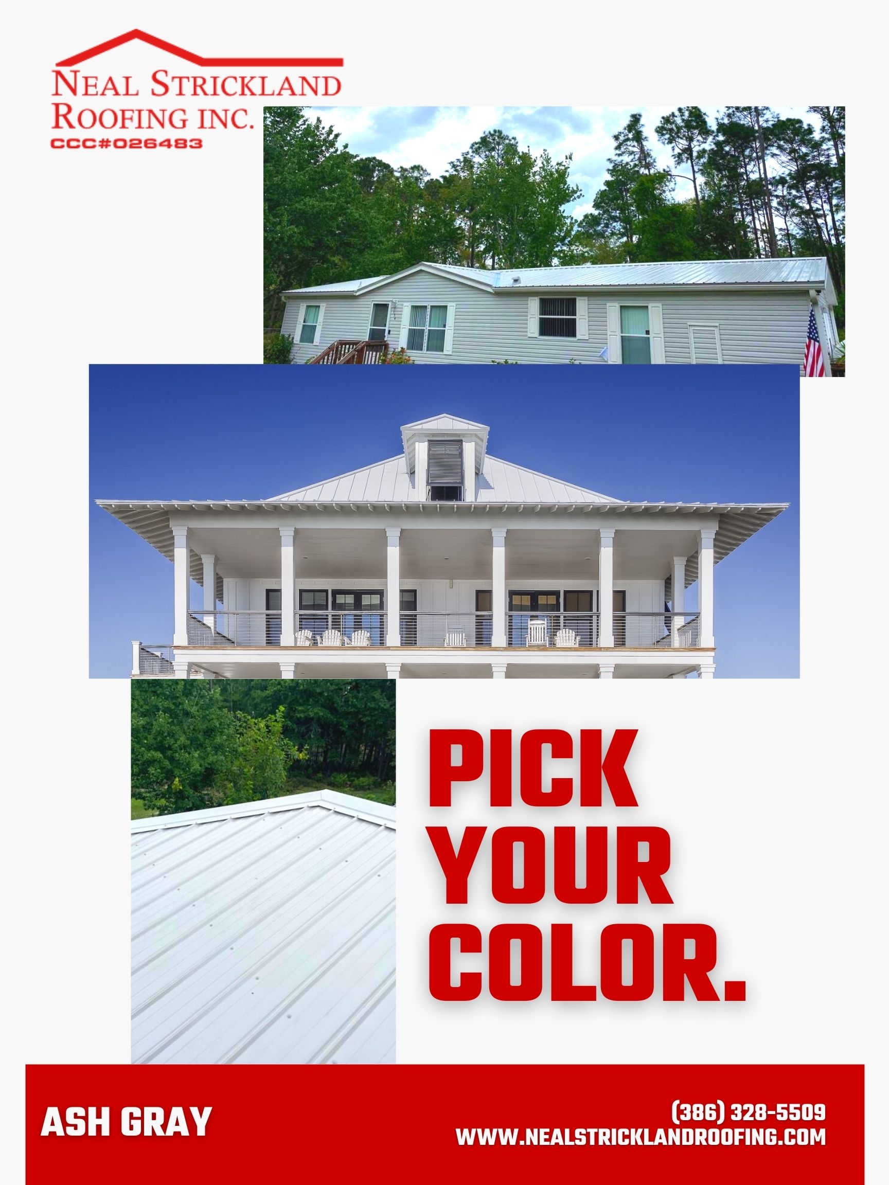 Metal Roof Colors - Neal Strickland Roofing
